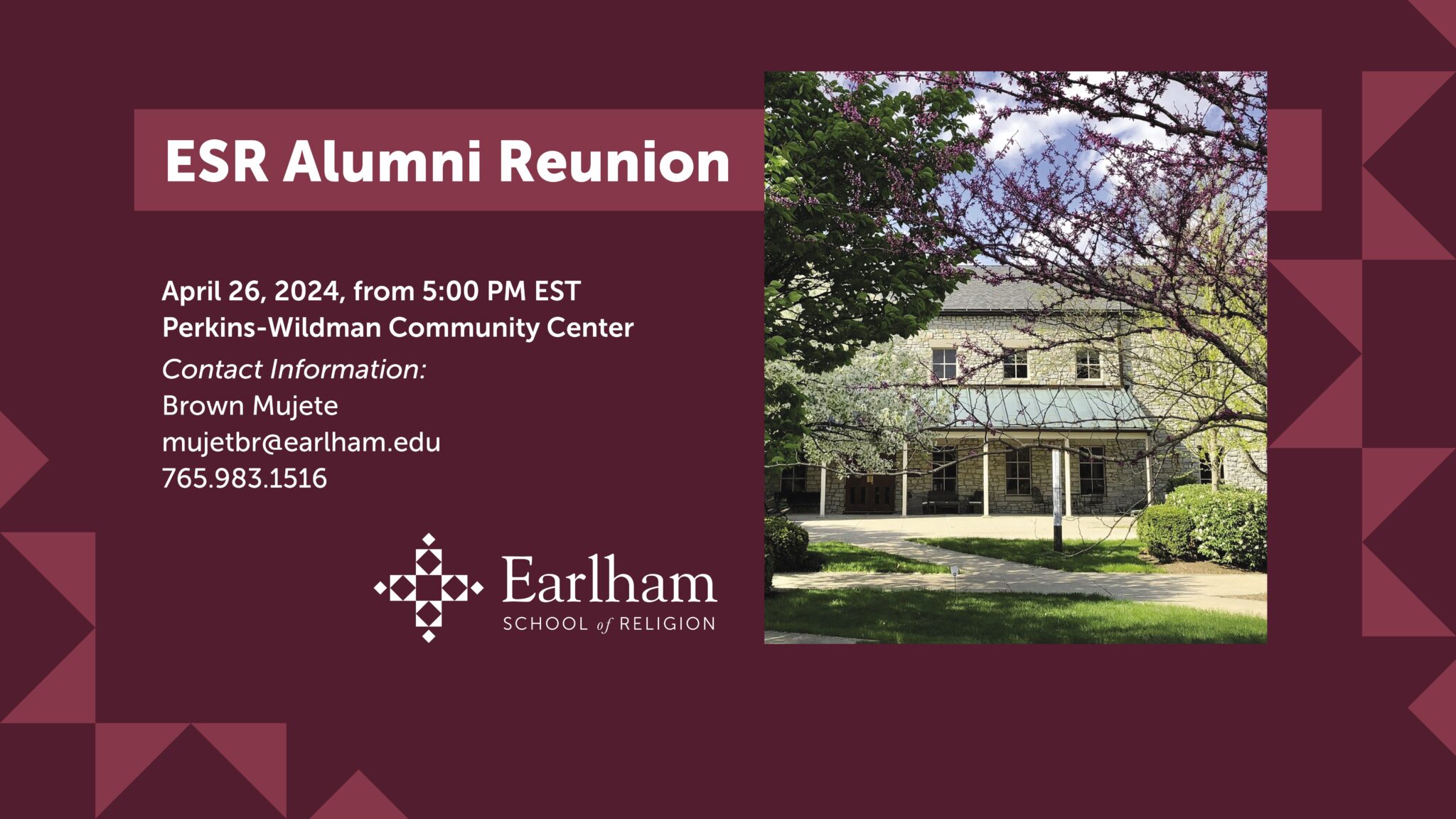 ESR Alumni Reunion : Earlham School of Religion